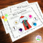 WH Questions Smash Mats - Sweet Peas and Pigtails