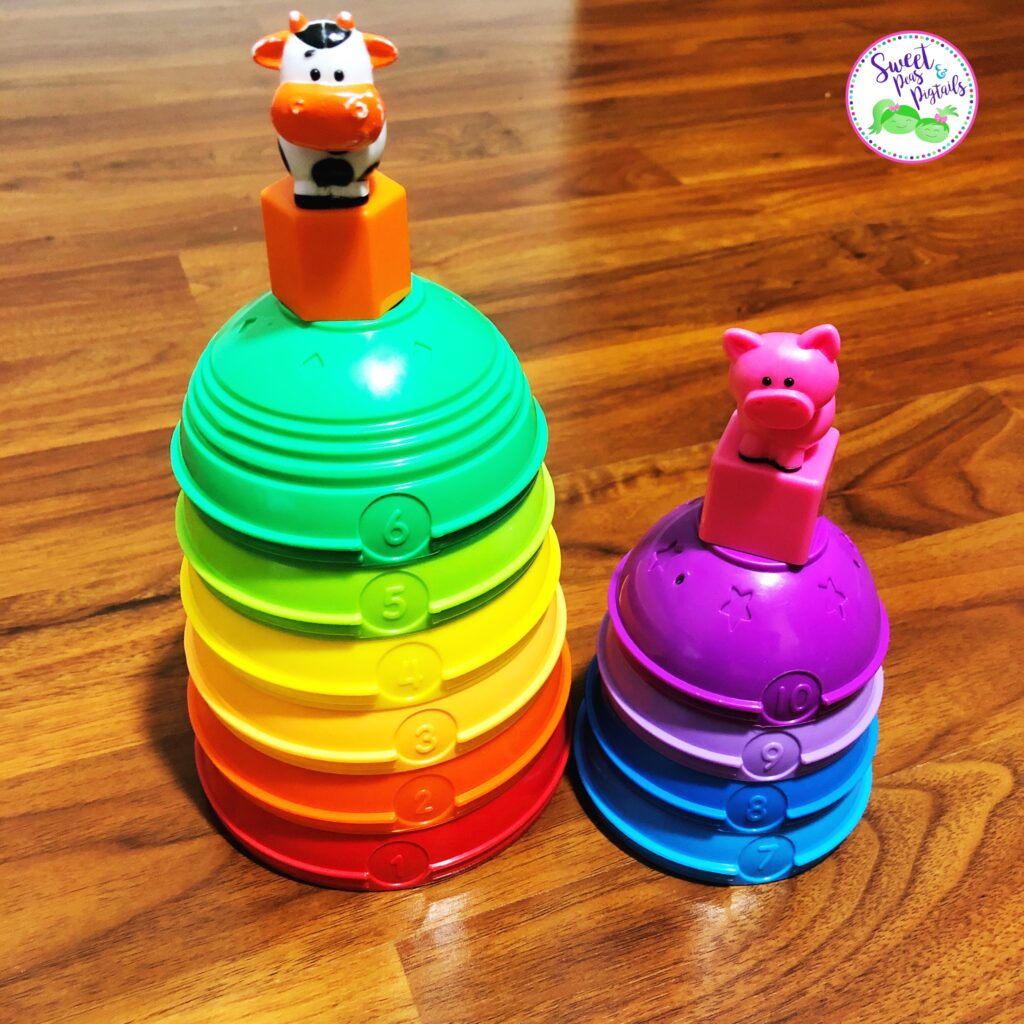 Using Stacking Cups to Build Speech & Language Skills - Sweet Peas and ...