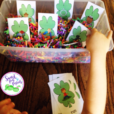 March Sensory Bin Ideas for Speech Therapy - Sweet Peas and Pigtails